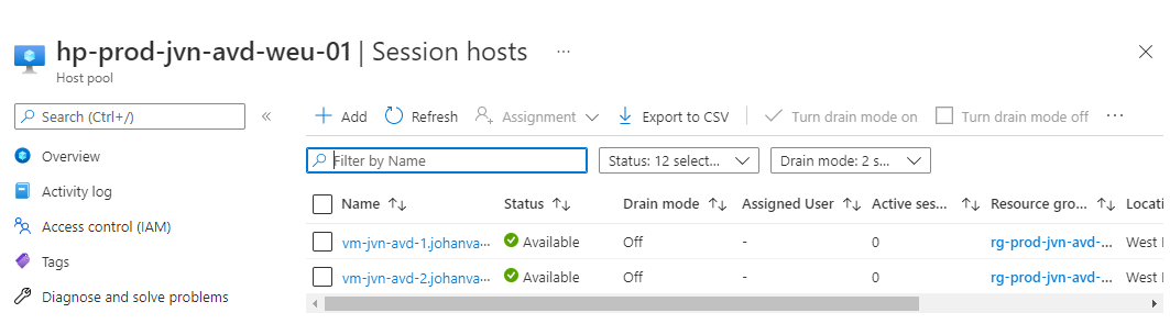 Deploy AVD session hosts in an imported host pool using Terraform - Johan Vanneuville