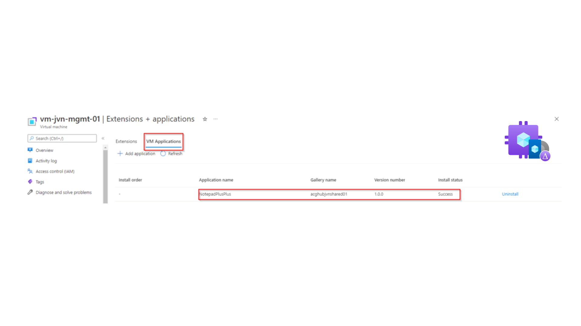 Install Applications Using The Azure Compute Gallery Johan Vanneuville