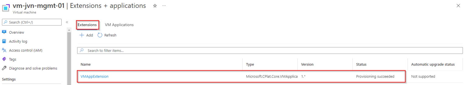 Install applications using the Azure Compute Gallery - Johan Vanneuville