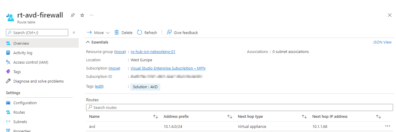 Deploy Azure Firewall and rules for AVD with Terraform - Johan Vanneuville