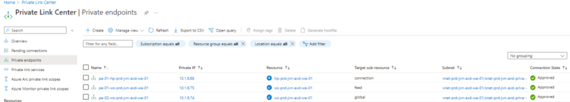 Deploy Private Endpoints for Azure Virtual Desktop with Terraform ...