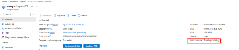 Create an image through the Azure portal with Azure Image Builder ...