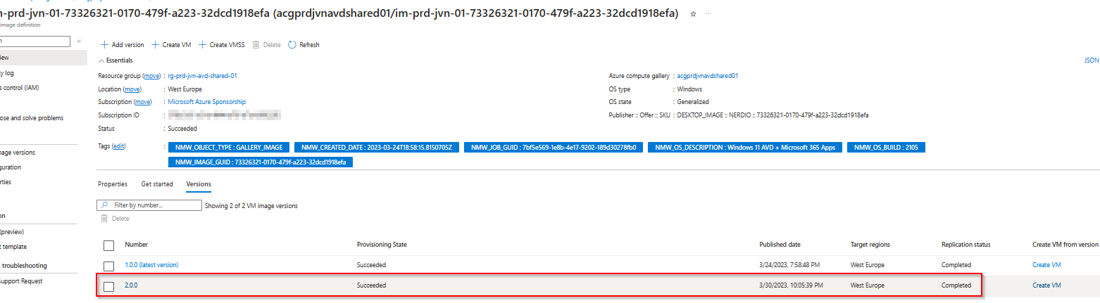Create an image through the Azure portal with Azure Image Builder ...