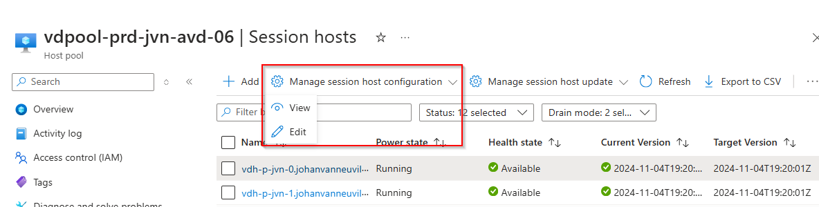 Session host update Part 2: Deploy and update a host pool and session ...